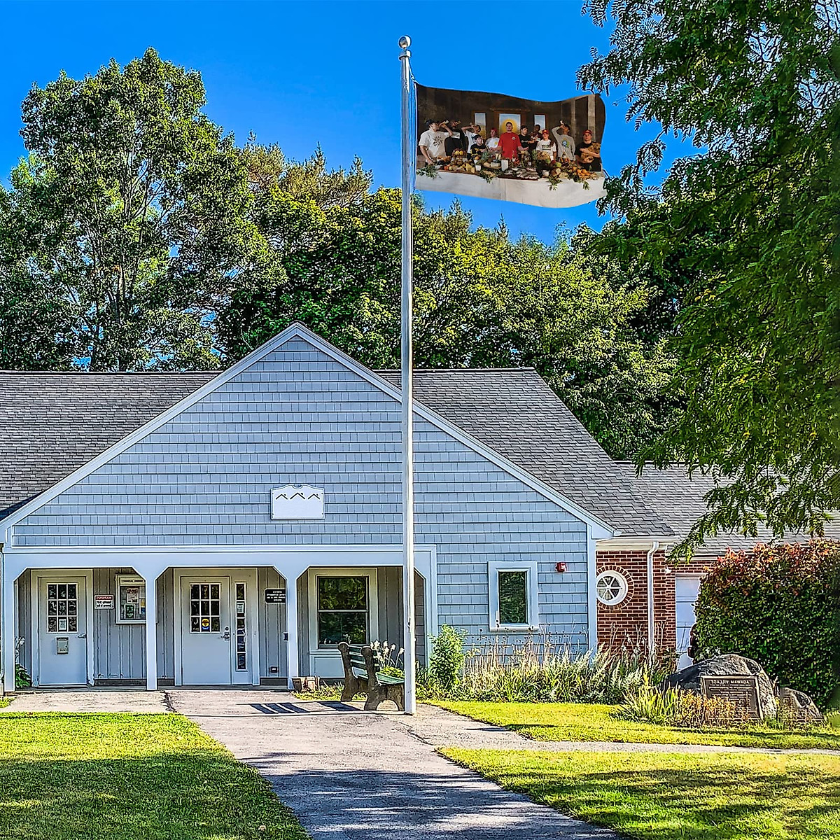 The Last Send Flag 3x5 Feet Flag Funny Poster Durable Man Cave Wall Flag with 2 Brass Grommets This beautiful entertaining banner flag for College Dorm Room Decor,Outdoor,Parties gifts, travel, filming, events, festivals..