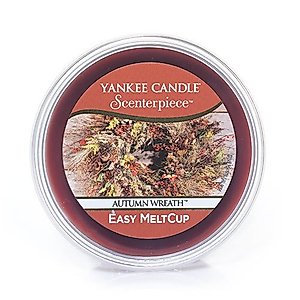 Yankee Candle Autumn Wreath Scenterpiece Easy MeltCup, Food & Spice Scent 2.2 oz