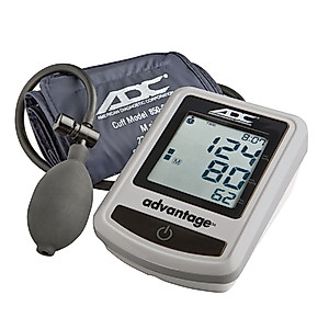 ADC 6012N Advantage Semi-Automatic Digital Blood Pressure Monitor with Storage Case, Adult BP Cuff, Navy