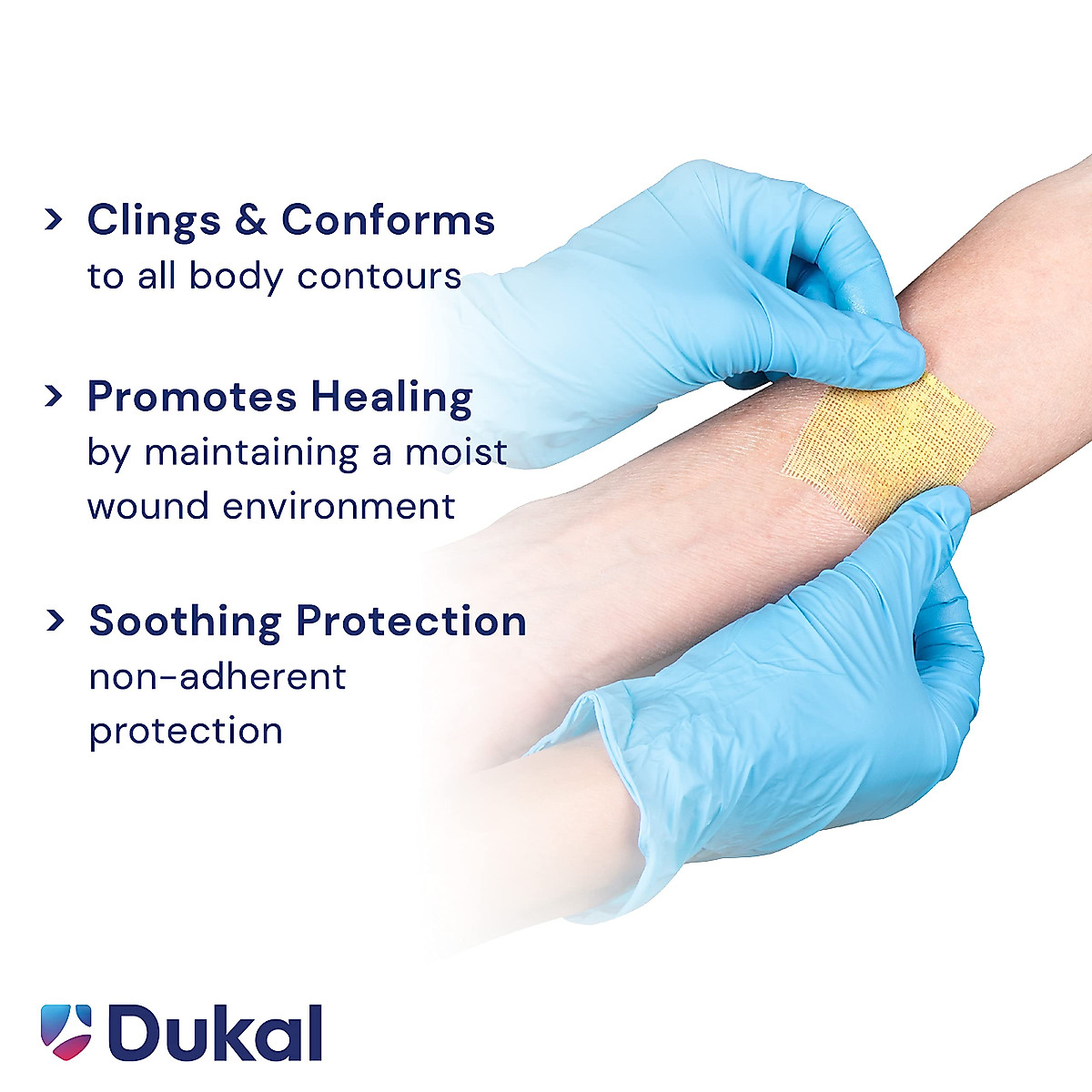 Dukal 215 Alba Xeroform Petrolatum Gauze, Sterile, 4" x 4", Pack of 25