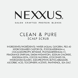 Nexxus Clean & Pure Hair Regimen Pack Shampoo, Conditioner and Scrub Detox Hair Products Sulfate Free, Silicone free, Paraben Free 3 Count