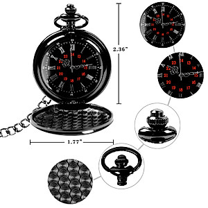 BoomBoomGifts Gifts to Husband from Wife,To My Husband Journal from Wife,Leather Journal Gifts to Husband from Wife,Pocket Watch to Husband,Husband Keychain from Wife,Wife to Husband Gift