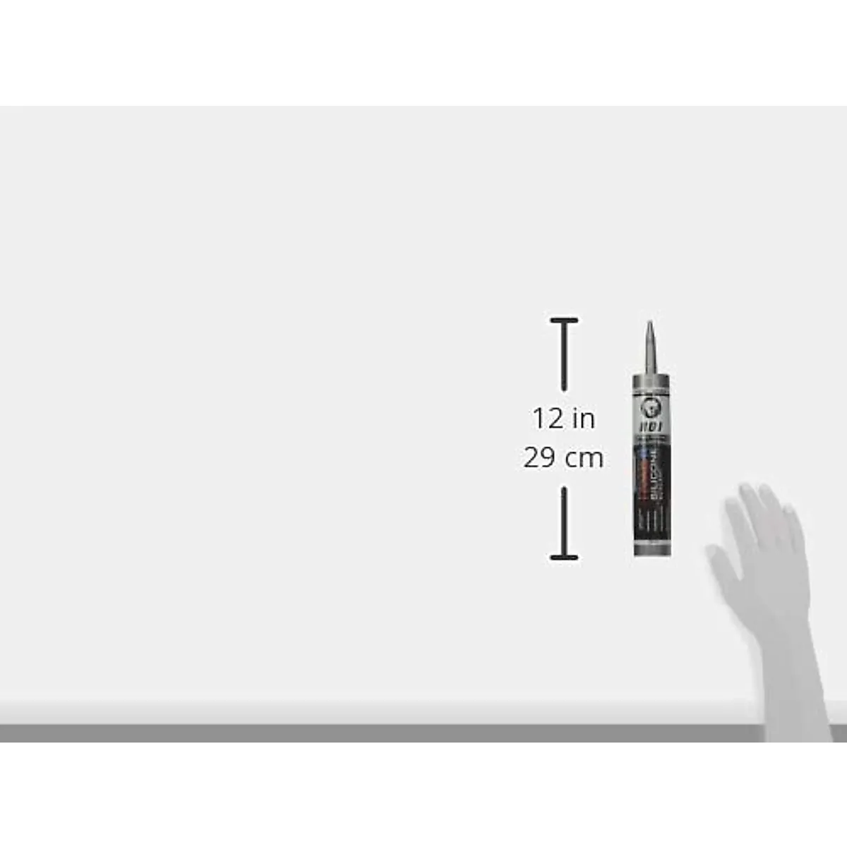 Red Devil 089650 Extreme Temperature HVAC/R Silicone Sealant, Long-Lasting Weather-Resistant Adhesive, 280 ml, Aluminum, 1-Pack