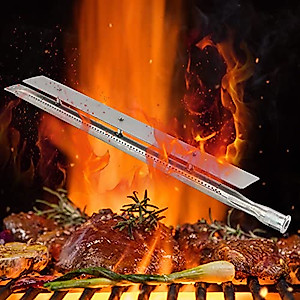 Derurizy Grill Burners Tube Replacement for Viking Oven 316-911, VGBQ 30 in T Series, VGBQ 41 in T Series and Others Gas Grills Models, Stainless Steel Pipe Viking Range Parts, 24", 2 Pack