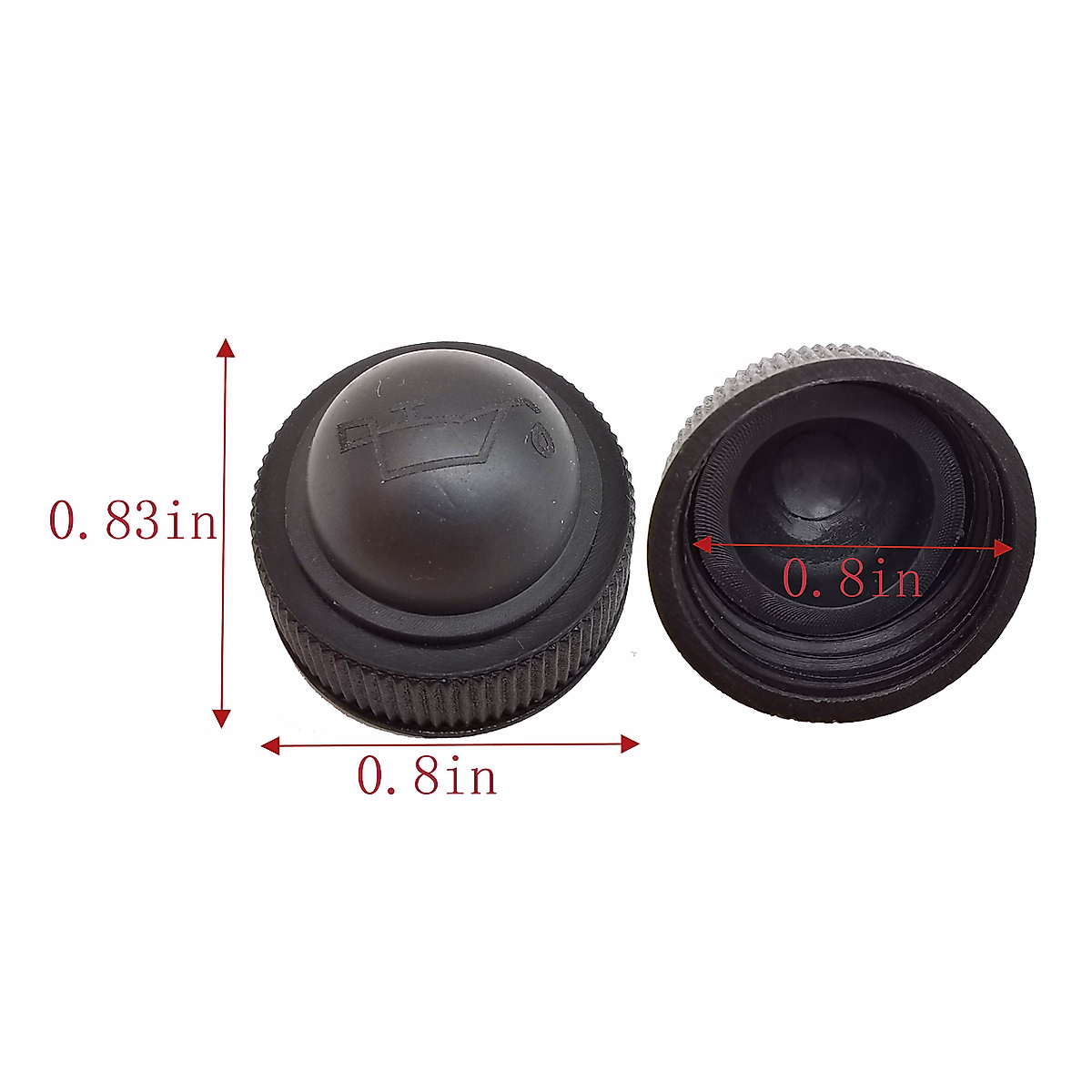 Parts Shop Replacement 107512-01 Cap/Bulb Assy for Remington Electric Chainsaw and Polesaws 079084-01(Pack of 2)