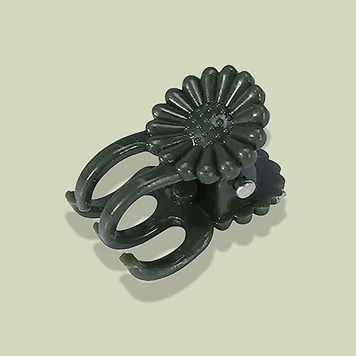 Sosoport Garden Trellis Set with Metal Plant Stakes and Plastic Clips Vine Plant Support Trellis Green Plant Climbing Rack for Amaryllis Orchid Lily Rose Peony Tomatoes Gladiolus