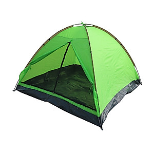 Zaltana 3 Person Tent with 3 Air Mats(Single) and Air Pump Set