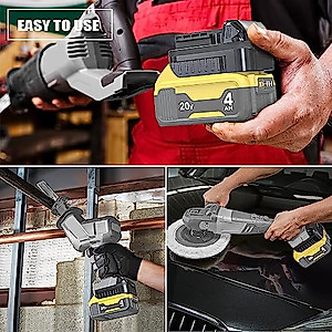 Battery Adapter for Dewalt to for Miwaulkee Battery, Battery Converters with USB/Type-C Charger Port, Convert for DeWalt 18V/20V Max Battery to for Milwaukee 18V Battery Cordless Power Tools Usage