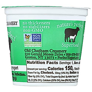 Old Chatham Sheepherding Company Sheep'S Milk Yogurt, Plain, 6 oz