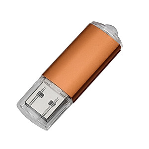 10PCS 2.0/3.0 USB Flash Drive Pen Drive Memory Stick Thumb Stick Pen Black (2.0/4GB, Orange)