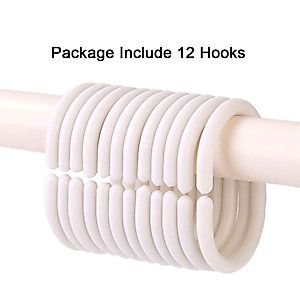 oFloral Cute Stylized Animals X-Long Shower Curtains for Bathroom Sets Chameleon Flamingo Giraffe Book Lion Lizard Rhino Polyester Shower Curtain with Hooks 72 x 84 Inch