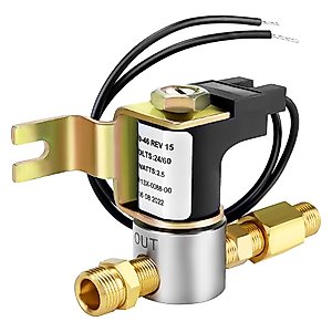 Techecook 990-53 990-46 Humidifier Solenoid Valve Assembly Compatible with GeneralAire Humidifiers 990-53 990-46 1137 1042 1042LH 1042L 7014 Solenoid Valve - 24V Humidifier Water Valve