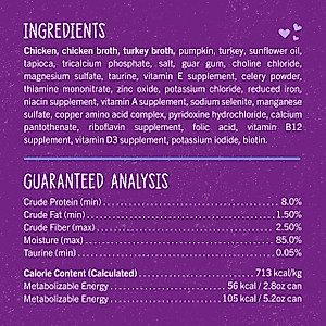 Stella & Chewy’s Carnivore Cravings Savory Shreds Cans – Grain Free, Protein Rich Wet Cat Food – Cage-Free Chicken & Turkey Recipe – (2.8 Ounce Cans, Case of 12)