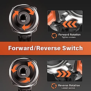 CONPEX Electric Impact Wrench with Detent Ball Anvil, Impact Wrench 1/2 inch 320ft-lbs Max Torque 12V Corded Impact Gun 2 Impact Sockets Brushless Power Impact Gun Pistola De Impacto