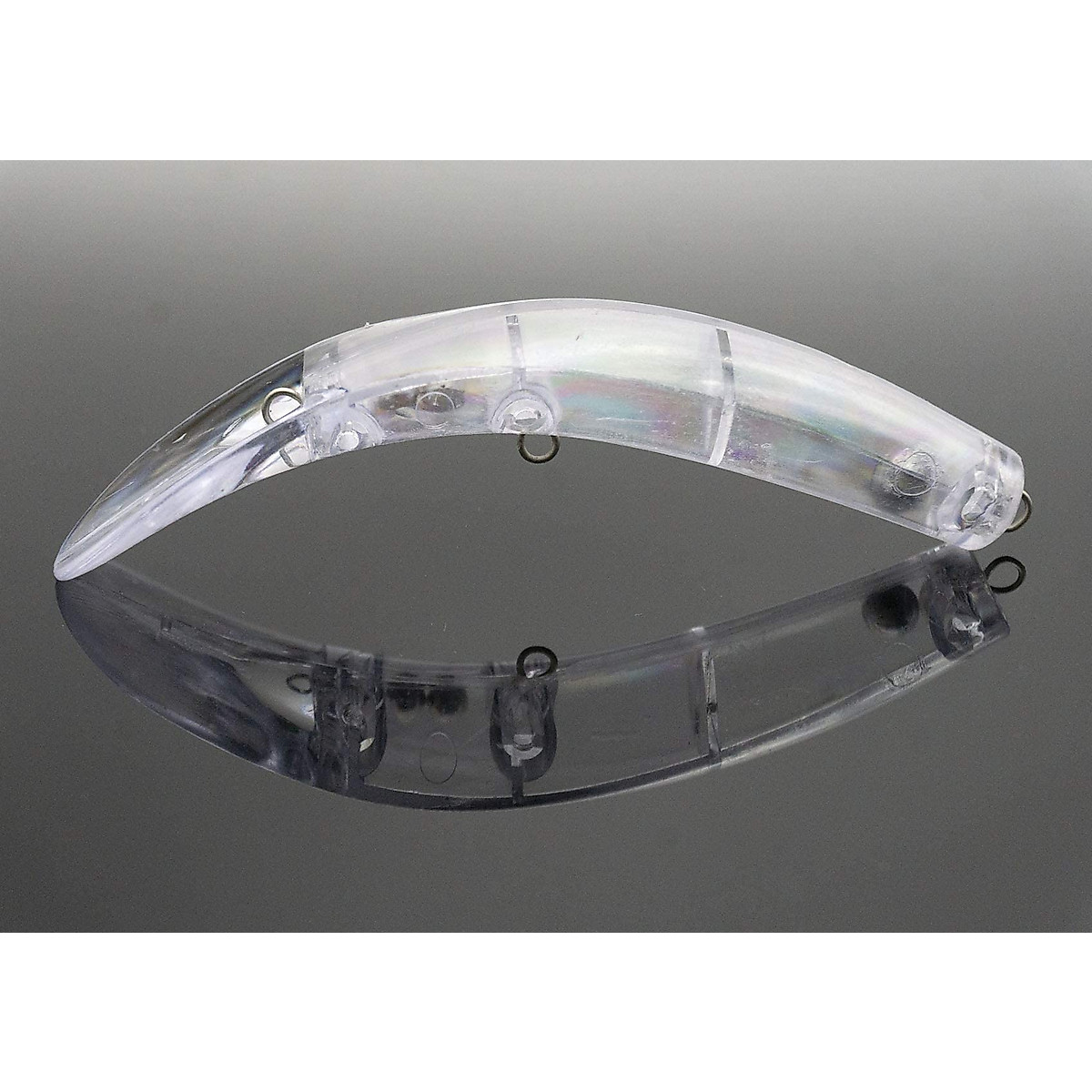 10PCS Unpainted Lure Blanks 13.4cm 23.82g Crankbait Simulation Blank Body Clear Hard Baits Trout Salmon Swimming Sea Bait Topwater Freshwater Plastic Minnow Lure 156XL