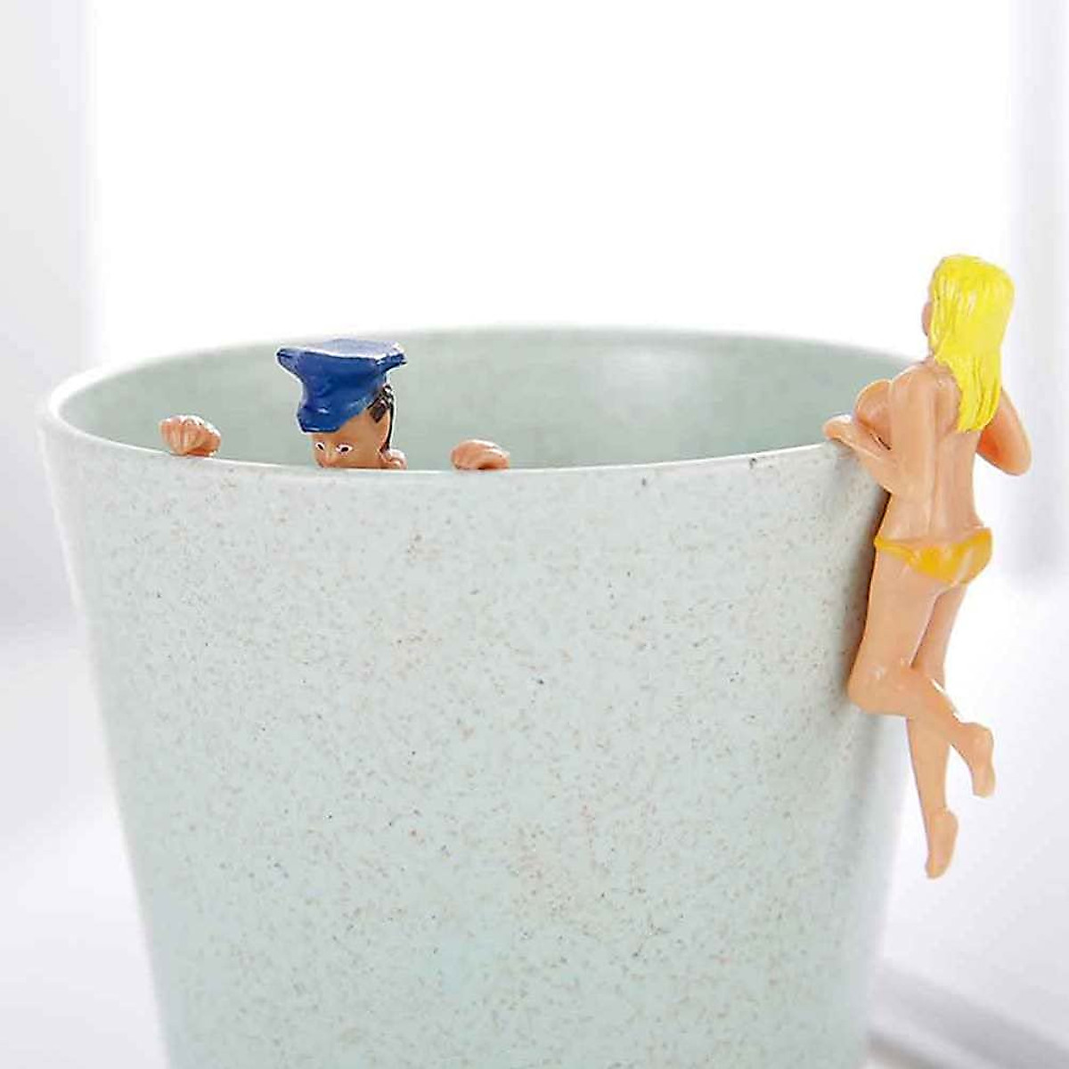 8Pcs Glass Markers, Wine Markers Wine Glass Figure Charms Anime Figurines Wine Bottle Marker Cup Hanging Ornament Identify Label for Drink Marker Bachelorette Party Favors