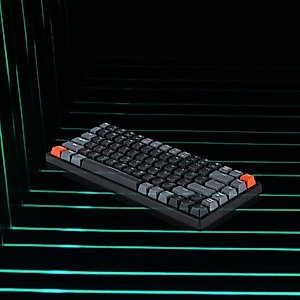 Vissles V84 Wireless Bluetooth/USB Wired Mechanical Keyboard with Wrist Hot Swappable Mechanical Gaming Keyboard Compact 84 Keys Tenkeyless RGB Dynamic Backlit for Mac Windows, Gateron Red Switch