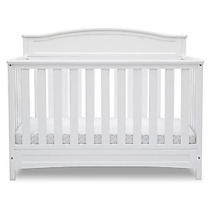 Delta Children Emery 4-in-1 Convertible Baby Crib - Greenguard Gold Certified, White