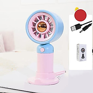 Guolarizi Hesroicy Fan 5 USB Charging Design Strong Power Low Noise Grille Compact Size Electric Fan Home Vintage Fans Metal