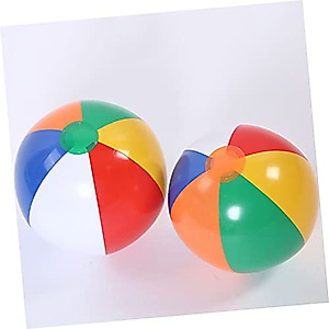 Alasum 12PCS Beach Ball Beach Toys for Kids Kid Outdoor Toys Inflatable Toys for Kids Swimming Pool for Kids Outside Toys Summer Water Park PVC Kids Playing Ball Kids Swimming Toy Prom