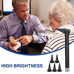 Baluue 1 Set LED Diagnostic Otoscope Ear Care Checker Ear Inspection Scope Medical Instrument Otoscope for Kids Adults Doctor Eldery Pet Screening