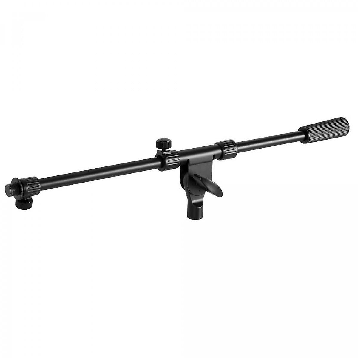 On-Stage MSA9800 Tele-Boom with Dual Microphone Capability,Black
