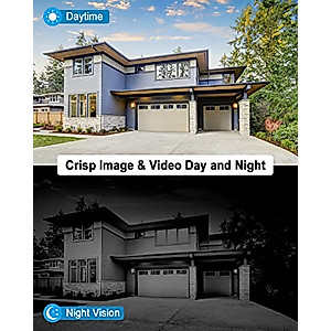 ANRAN 2K Security Camera Wireless Outdoor, Solar Outdoor Camera with 360° View, Smart Siren, Spotlights, Color Night Vision, PIR Human Detection, Pan Tilt Control, 2-Way Talk, Q01W 2 Packs