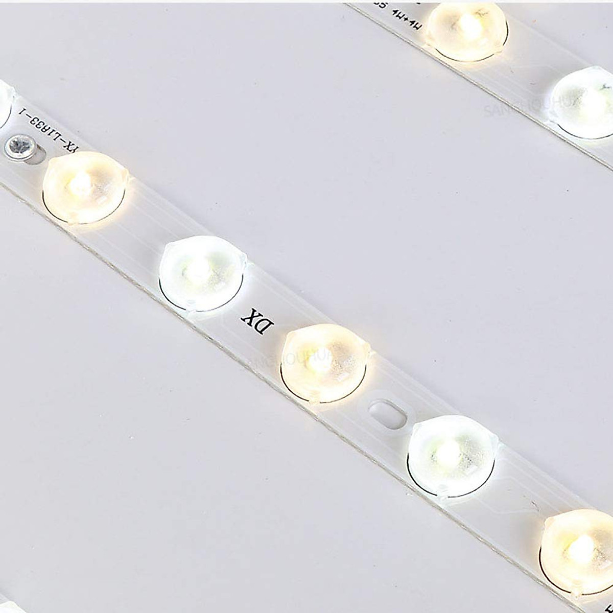 ZZZYZ Modern White Wooden LED Ceiling Light Fixture with Remote Ceiling Lamp Dimmable Hexagon Ceiling Light for Living Room Bedroom Kitchen Hallway Entry-Cold White Light 40cm