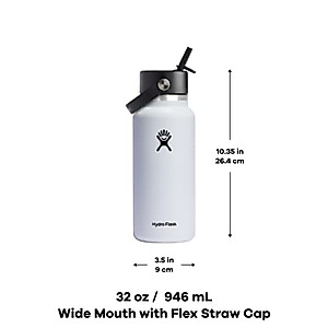 Hydro Flask Wide Flex Straw Cap Agave 32 Oz