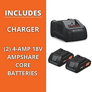 Fein MultiMaster AMM 700 Max Top Cordless Oscillating Multi-Tool Kit with QuickIN System - StarLockMax Mount, 18 V AMPShare, 4 Ah - 71293661090