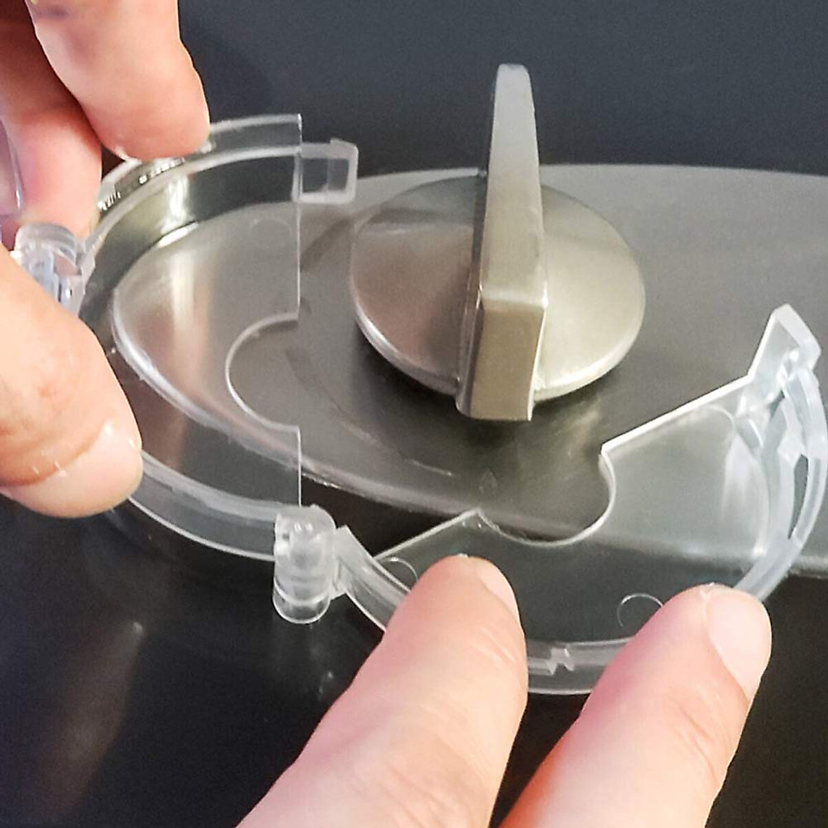 TOYANDONA Clear Stove Knob Covers 5pcs Universal Oven Stove Gas Knob Cover Child Safety Children Kitchen Stove Gas Knob Covers Protection Gas Safety Case Stove Knob Case for Kitchen Baby Kid