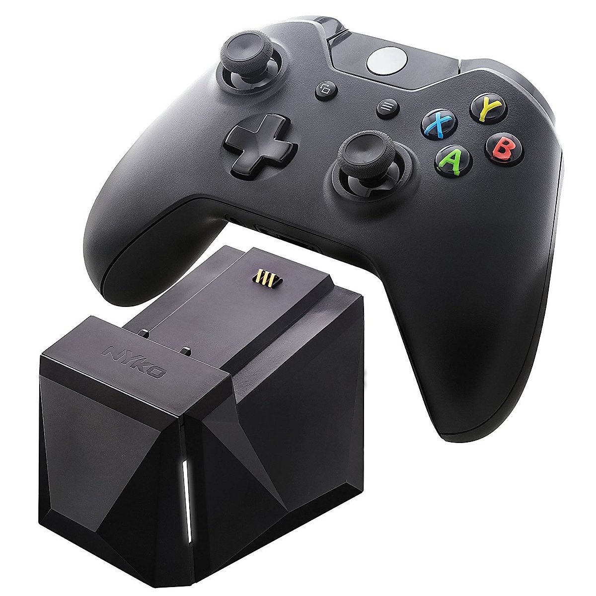Nyko Charge Block Solo - Xbox Controller Charging Station w/ 1 Battery Pack & Micro-USB Charge Cable -Xbox one Only/Not Compatible with Xbox S/X or Xbox Controllers with a Home Button