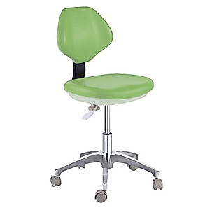 APHRODITE Portable PU Leather Seat Height Adjustment Dentist's Chair Doctor's Stool Mobile Chair from Purple-Violet