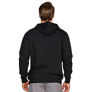 Colosseum Realtree Men's Edge Grizzly Fleece Pullover Hoodie (Black, Medium)