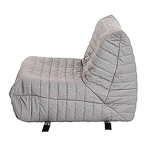 Main + Mesa LoBoh One Seater Modular Sofa/Accent Chair; Premium Foam-Filled, 70's Bean Bag Chair Alternative