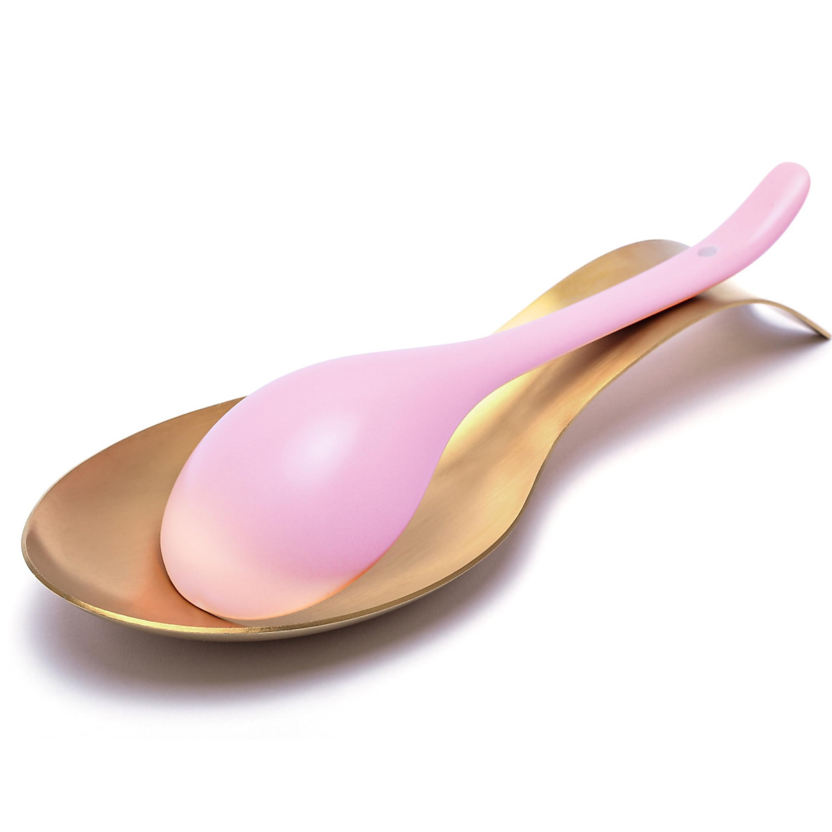 RONDURE Elegant Spoon Rest Holder for Stove Top - Cooking and Kitchen Utensil Holder - Retro Gold Culinary rest