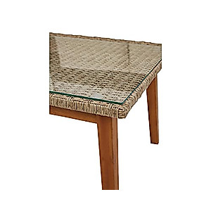 Signature Design by Ashley Crystal Cave Loveseat with Table Set of 2, 0, Beige