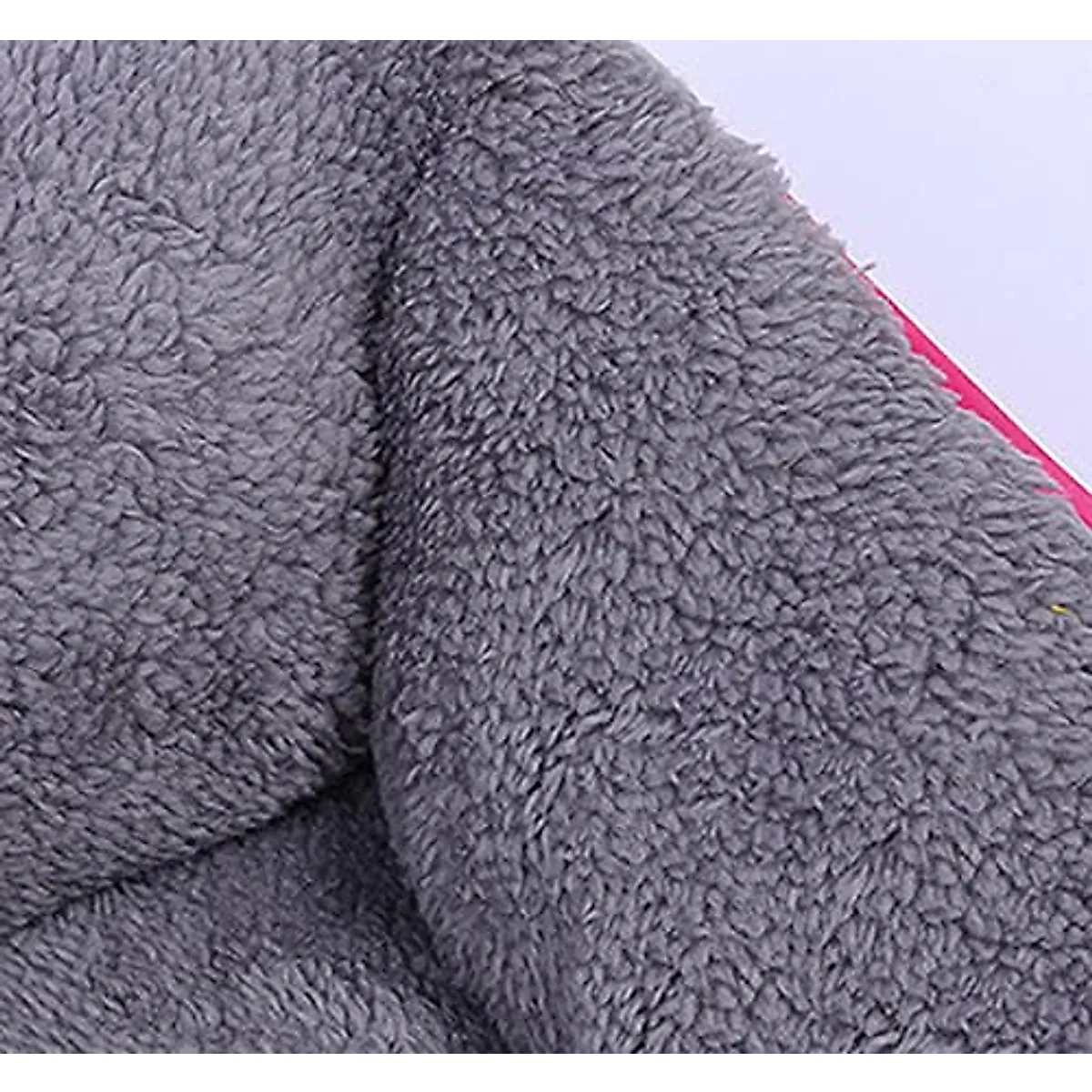 Soft Plush Dog Bed Cat Bed, Waterproof Oxford Dog Basket Bed for Puppy Small Medium Large Dog Cat, Anti-Slip Machine Washable Warm Square Pet Bed,60x45x14cm,Black