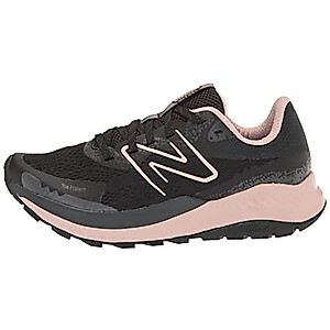 New Balance Women's DynaSoft Nitrel V5 Trail Running Shoe, Black/Pink Sand, 9