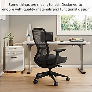 Staples Workplace2.0 Ayalon Mesh Back Fabric Task Chair, Black, 2/Pack (Un51505-Ccvs)