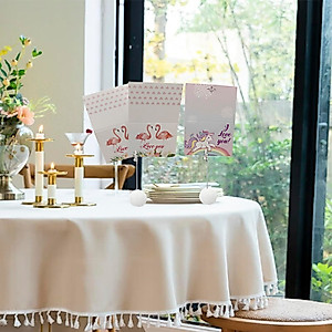 OBPSFY 5 Pack Place Card Holder - Golfball Resin Ball Base Memo Clip Holder Stand,Table Memo Number Name Card Holder with 16 Pcs Cards,Table Number Holders for Wedding Party Graduation Birthday