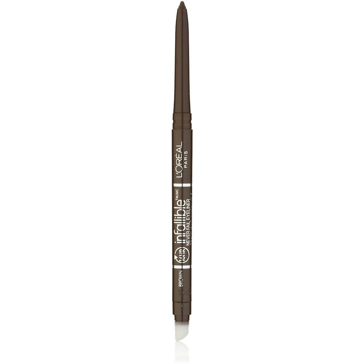 L'Oreal Infallible Never Fail Eyeliner, Brown [531], 0.008 oz (Pack of 2)