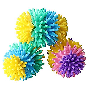 37133 3pcs Spiky Egg Foot Talon Toy Bird Parrot cat Dog Kid Party Favor Bouncing Craft Game Foot