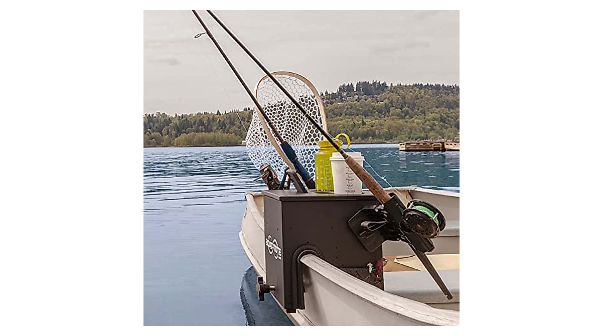 BOAT-TOTE Jon Boat Rod Holder - Efficient Fishing Organizer