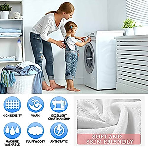 Yasion Customized Blankets with Photos Custom Costume Couples Blanket with Pictures Personalized Gifts for Men Wife Womens My Boyfriend Husband Her Christmas I Love You(4*Photos-32X48)