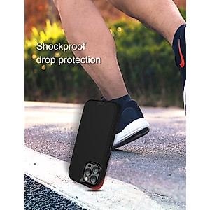 MXX Compatible with iPhone 13 pro Max Case, 3-Layer Super Protective Full Heavy Duty Body Tough Rugged Bumper Cover, Shock & Dust Proof, Designed for Apple 13 pro Max Phone Case 6.7" (Black)