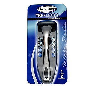 Personna Tri-Flexxx Triple Blade Shaving System for Men
