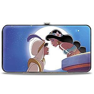 Buckle-Down Women's Hinge Wallet-Aladdin Jasmine, 7" x 4"