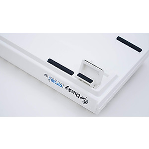 Ducky One 2 SF RGB Pure White RGB LED 65% Double Shot PBT Mechanical Keyboard (Cherry MX Silent Red)