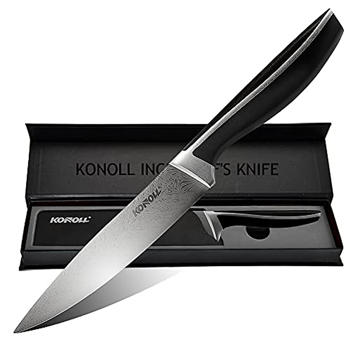 KONOLL Utility knife 5-Inch Paring knife Kitchen Fruit Knife High Carbon stainless Steel Cutting Knife